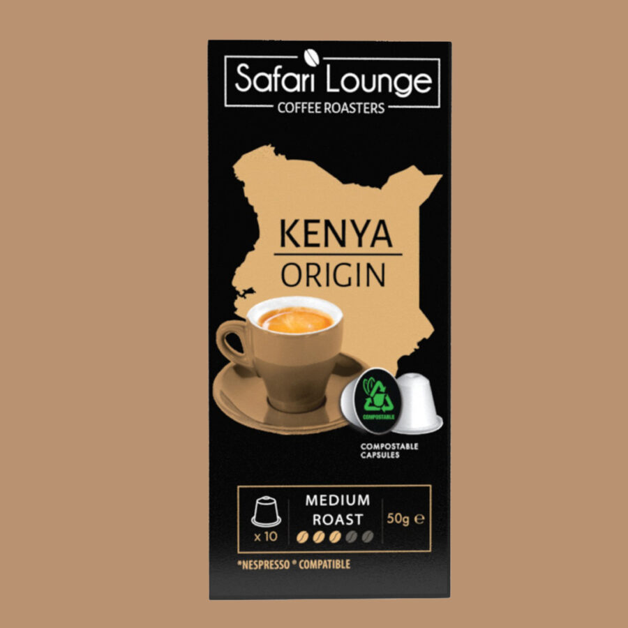 Kenyan Compostable Coffee Capsules - Medium Roast (10 Capsules ...